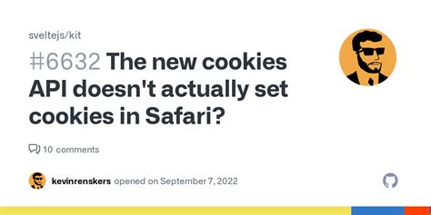 The New Cookies API Doesn T Actually Set Cookies In Safari Issue Sveltejs Kit GitHub