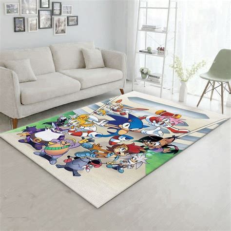 Tapis De Salon Sonic The Hedgehog Tapis De Chambre My Car Lovers