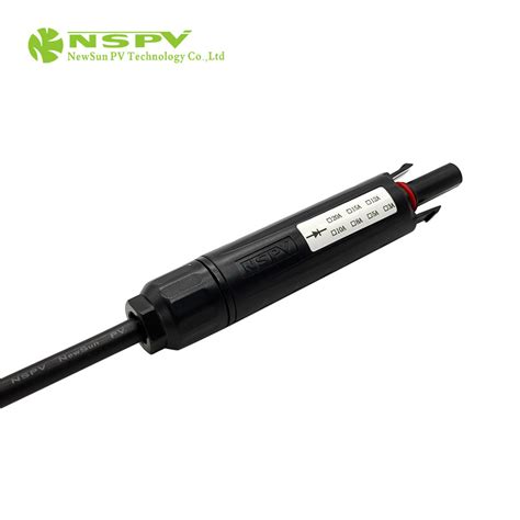 Inline Solar Diode Pv Connector 1000vdc With Cable Both Ends Solar Connector And Solar Diode