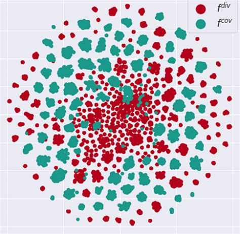 T Sne Visualization Of Transformation Vectors Induced By Fdiv And Fcov