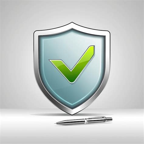 Shield Check Mark Icon 3d Vector Illustration Security Guaranteed Icon