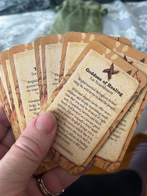 Sample Pack 1 Way Of Brighid Oracle Cards One Mini Deck Etsy