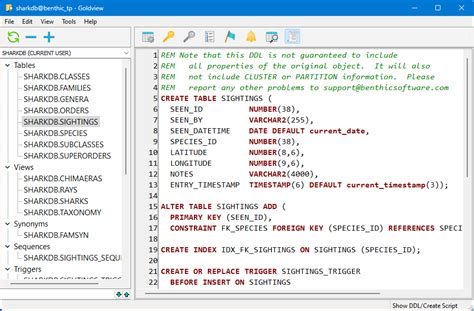 benthic software high quality database and sql query tools