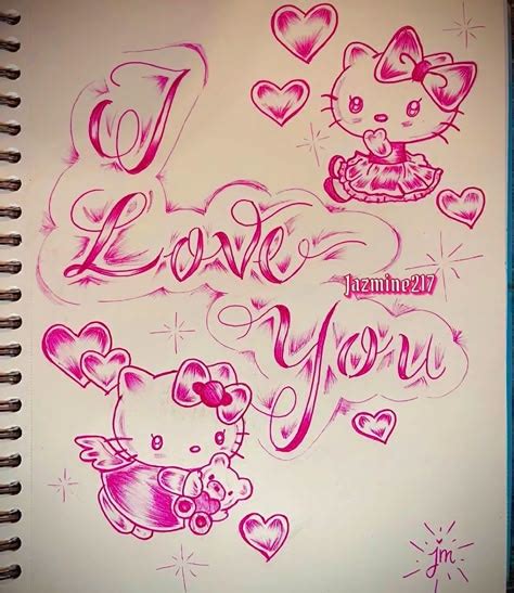 I Love You Graffiti Drawings