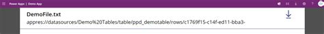 Download A File Data Type From Your Canvas App