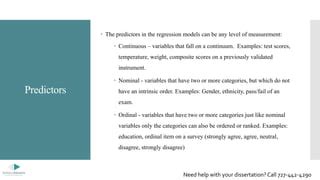 Breakdown Of Regression Models PPT