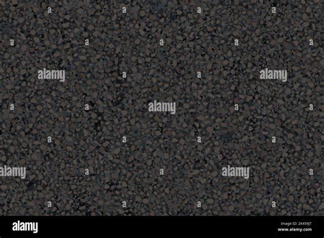 Dark Grey Textured Asfalt Seamless Texture Top View Black Abstract Tarmac Pattern Vector