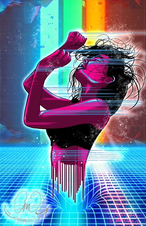 Artstation 80s Synthwave