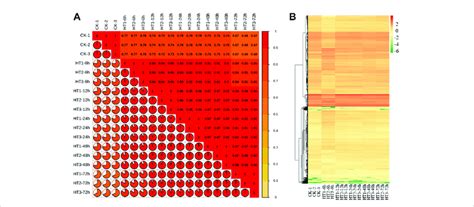 Analysis Of Gene Expression In Response To High Temperature A Heat Download Scientific
