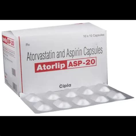 Atorlip Asp 20 Capsule View Usage Side Effects Price And Subtitute Egmedi