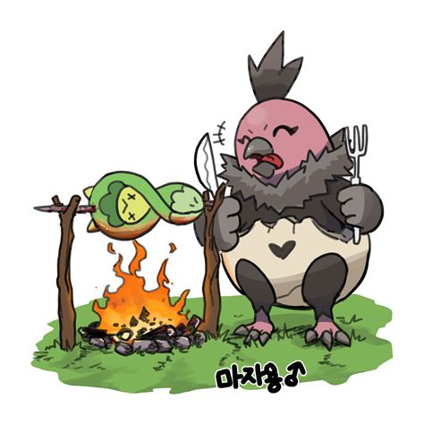 Budew And Vullaby Pokemon Drawn By Gigobyte Danbooru