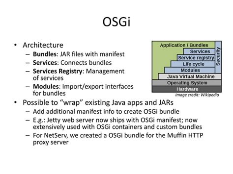 Osgi Summary Pptx