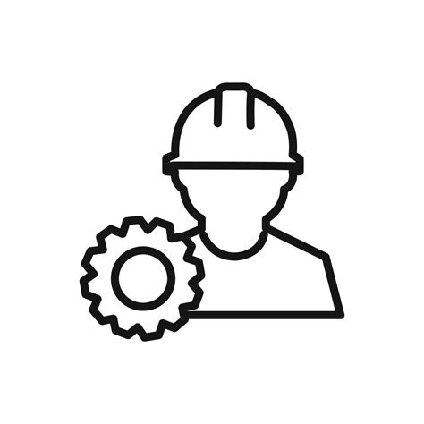 Engineering Service Icon Linear Graphics Sign 47848685 Vector Art At