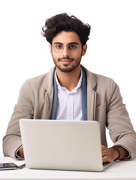 Premium Photo Focused Male Programmer Coding Ai Generated