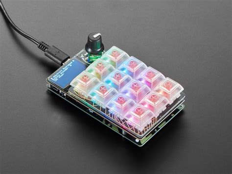 Adafruit MACROPAD RP2040 Bare Bones 3x4 Keys Encoder OLED ID 5100 Adafruit Industries