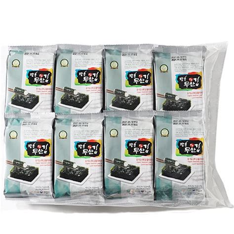 [장흥무산] 유기 도시락김 9절 10매 16봉 홈플러스 택배배송