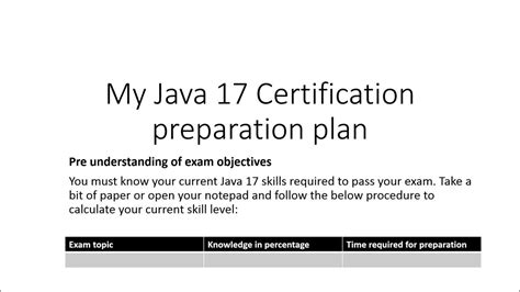 how to prepare for java 17 certification youtube