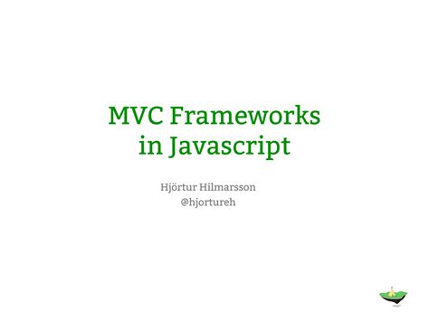 Javascript Mvc And Backbonejs Tips And Tricks Speaker Deck