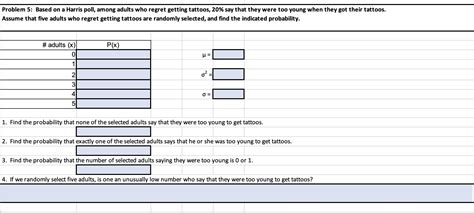 solved roblem 5 based on a harris poll among adults who