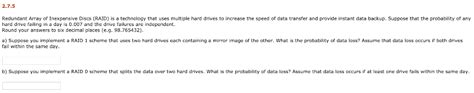 solved redundant array of inexpensive discs raid is a