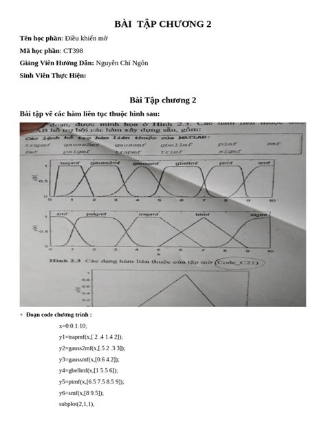 Bai Tap Chuong 2 | PDF