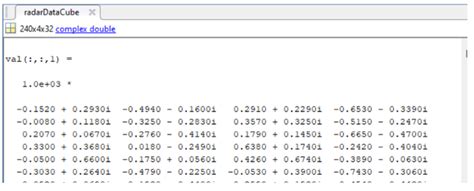 Dca1000filereader File Reader Object For Reading Iq Data As Radar Data Cubes From Binary Files