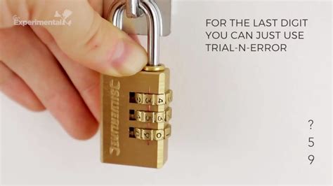 آموزش باز کردن قفل های رمزی شماره ای