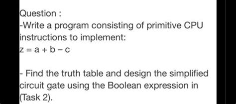 Question Write A Program Consisting Of Primitive