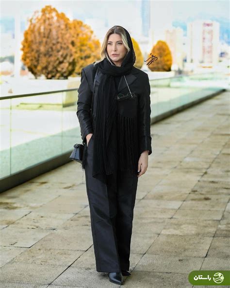 تصاویر ژست‌ها و تیپ فریبا نادری در فوتوکال شوهر ستاره