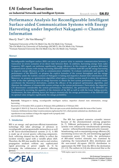 Pdf Performance Analysis For Reconfigurable Intelligent Surface Aided