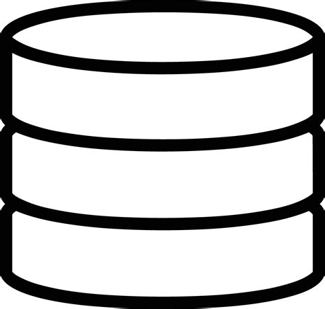 Storage Data Icon Symbol Image For Database Illustration 44011315 Vector Art At Vecteezy
