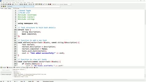[video] anand tagde on linkedin codsoft cpp todolist programming internship