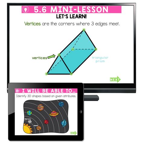Lucky To Learn Math 1st Grade Geometry Lesson 56 3d Shapes