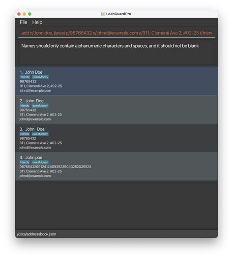 Name Not Allowing For Special Characters Issue Nus Cs Ay S Pe Dev Response