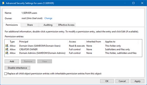 Windows User Home Folders Sambawiki
