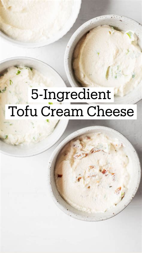 5 Ingredient Tofu Cream Cheese Artofit