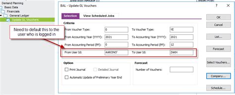 Apps9 Is There A Way To Default The User Id On Update Gl Vouchers Screen Ifs Community