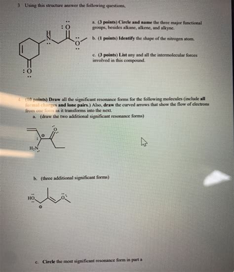 Solved Using This Structure Answer The Following Chegg