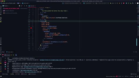 adobe xd design to flutter code flutter devmins medium