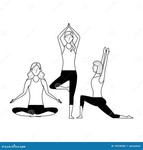 Yoga Vector Black And White At Scott Fleming Blog