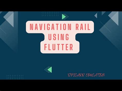 Navigation Rail In Flutter YouTube