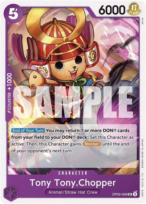 All Tony Tony Chopper Cards One Piece Tcg — Complete List And Prices