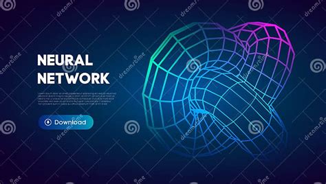 Neural Network Abstract Technology Science Background Human Brain