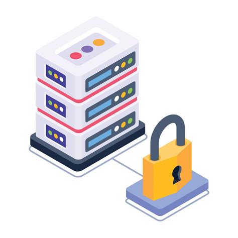 Server Protection Lock Vector Art At Vecteezy