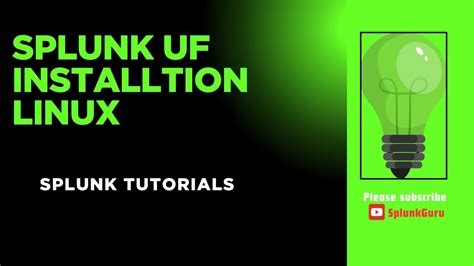 Splunk Universal Forwarder Installation On Linux Youtube