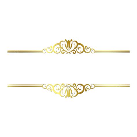 Golden Text Border Frame Text Border Gold Text Ornament PNG