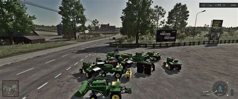John Deer 332 Lawn Tractor Garden Tractor Mod Pack V1022 Fs22 Mod