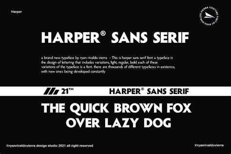 harper windows font free for personal