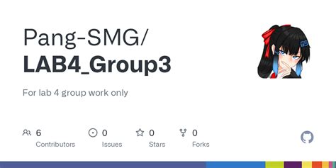 Github Pang Smglab4group3 For Lab 4 Group Work Only