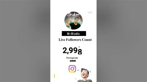 Instagram Live Followers Count Shortvideo Viral Livefollower